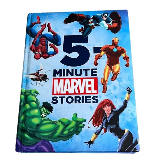 Marvel | Other | 5 Minute Marvel Stories Childrens Book | Poshmark